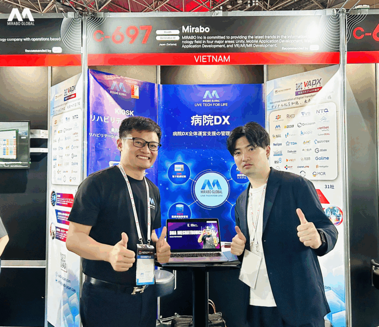 ミラボ株式会社,ハノイ工科大学機械工学部と共同開発, リハビリ支援ロボットを「SusHi Tech Tokyo 2025」に出展 - Mirabo Global